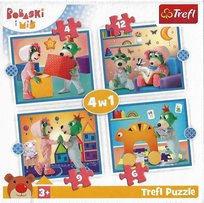 Puzzle 4w1 Bobaski i Miś 31 elementów - Trefl | Sklep EMPIK.COM