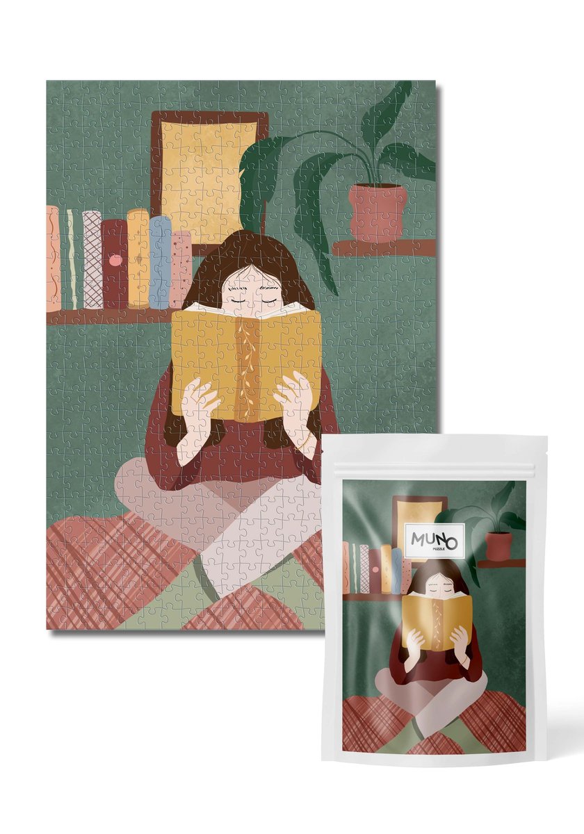 Puzzle 500 "Home Alone" by Ola Kryngiert w papierowym woreczku - Muno ...