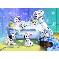 Puzzle 60 p - NATHAN - 101 Dalmatyńczyków - Biały - Disney - Scena ...