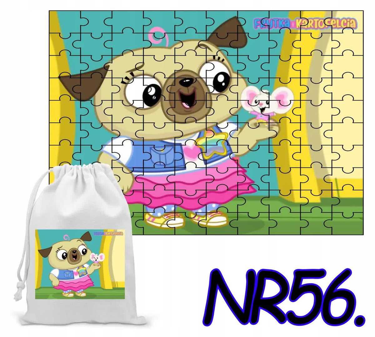 Puzzle 70 El. Układanka Prezent Frytka I Kartofelcia+ Woreczek Z Nadrukiem - Inna marka | Sklep ...
