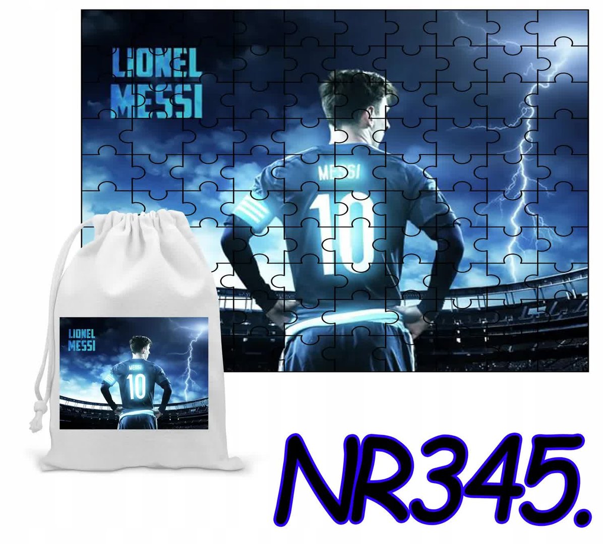 Puzzle 96 El. Układanka Leo Król Futbolu Mundial + Woreczek Z Nadrukiem - Inna marka | Sklep ...