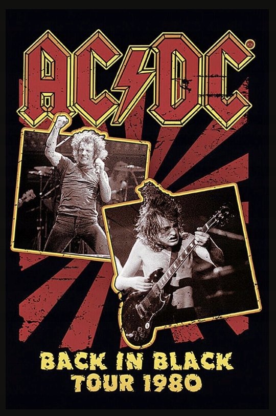 PUZZLE ACDC - BACK IN BLACK TOUR 1980 + IMIĘ Pudełko 120 el. - Atram ...