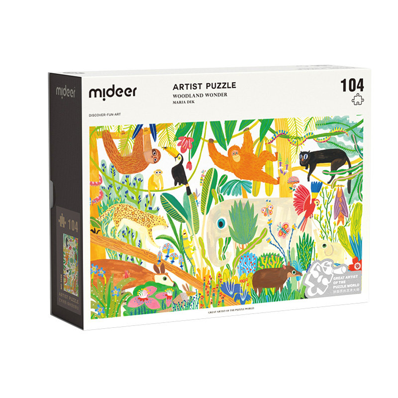 Puzzle artystyczne - Leśne cuda (104 elementów) - Mideer | Sklep EMPIK.COM