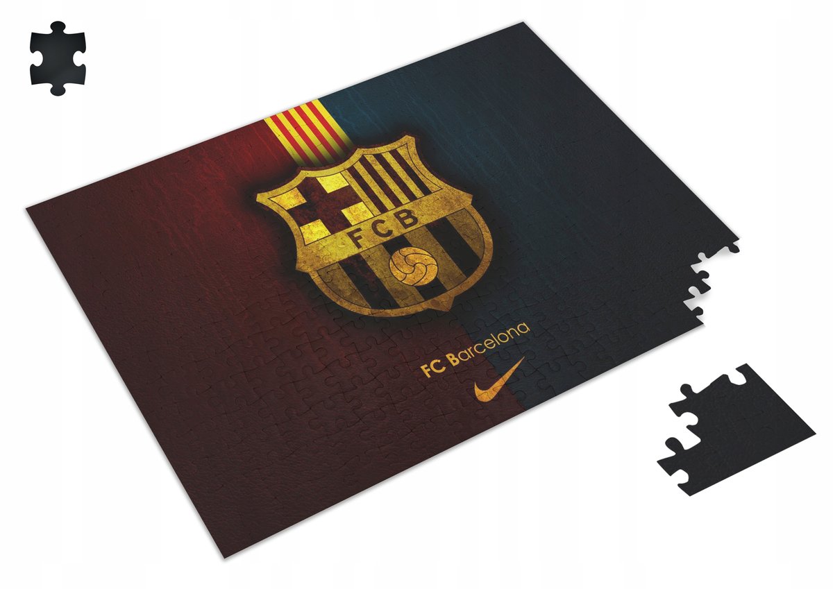 Puzzle BARCELONA 2024 LOGO A3 252 el z Nadrukiem IMIĘ Pudełko 26 ...