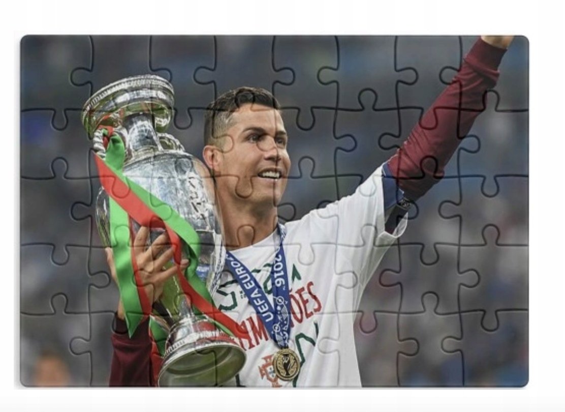 PUZZLE CRISTIANO RONALDO CR7 A3 252 el z Nadrukiem + IMIĘ #74 - Atram ...