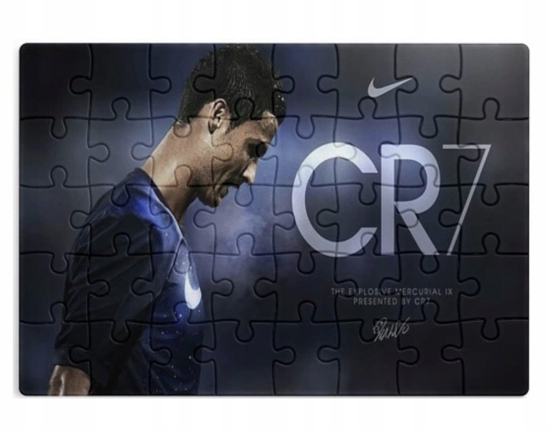 PUZZLE CRISTIANO RONALDO CR7 A3 252 el z Nadrukiem + IMIĘ #75 - Atram ...
