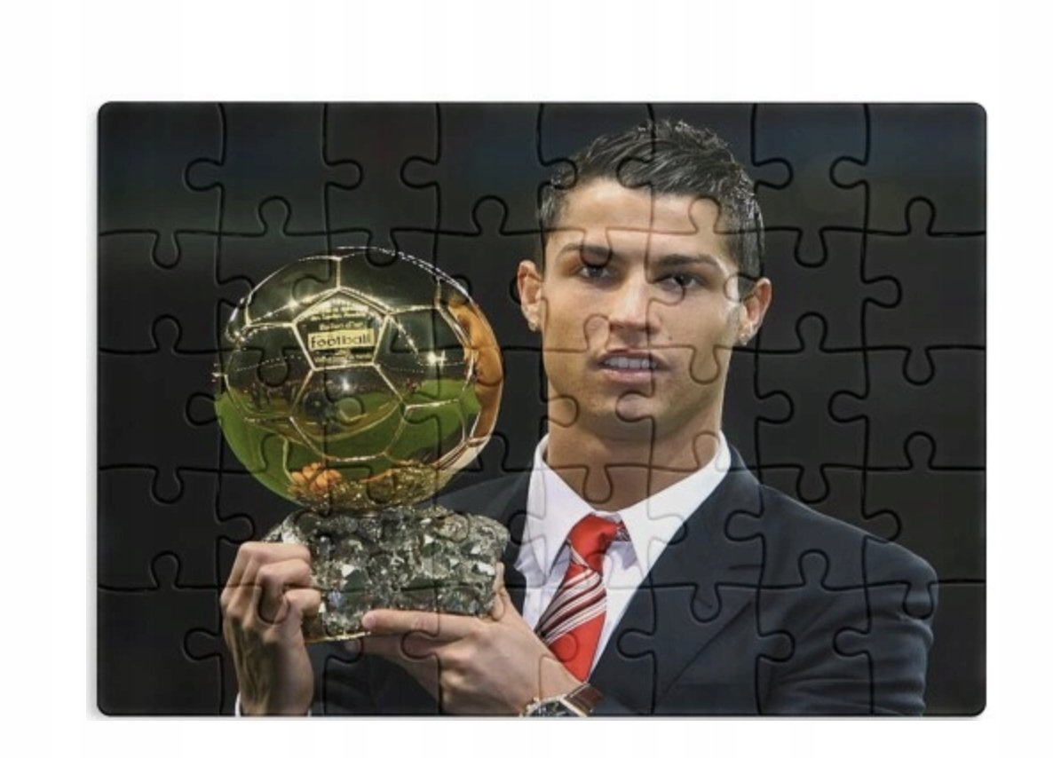 PUZZLE CRISTIANO RONALDO CR7 A3 252 el z Nadrukiem + IMIĘ #97 - Atram ...
