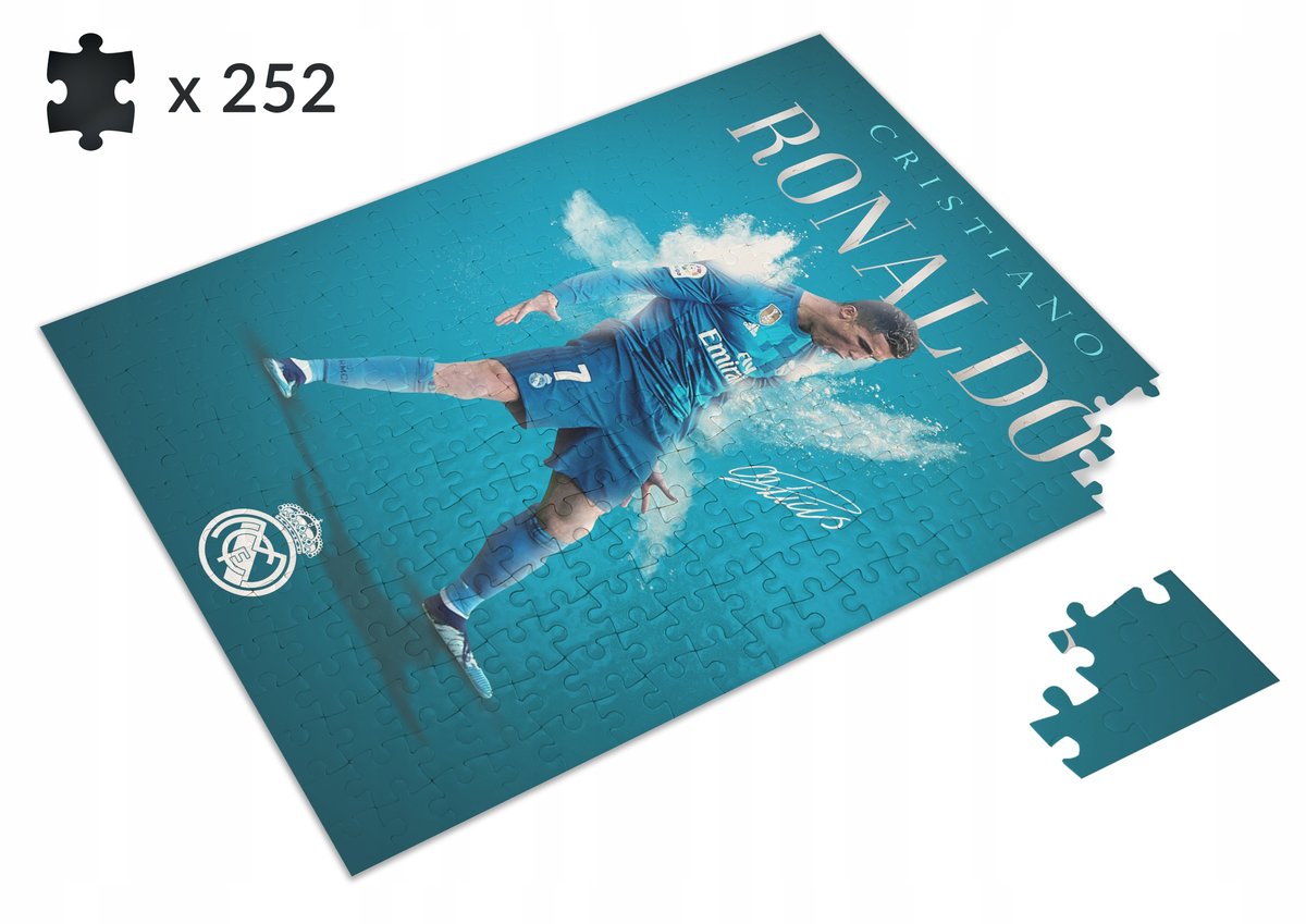PUZZLE CRISTIANO RONALDO PIŁKA NOŻNA 252 EL. A3 - Atram | Sklep EMPIK.COM