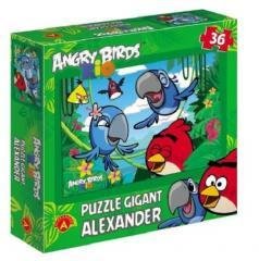 Puzzle gigant Alexander 36el. Angry Birds Rio - W dżungli - Aleksander ...