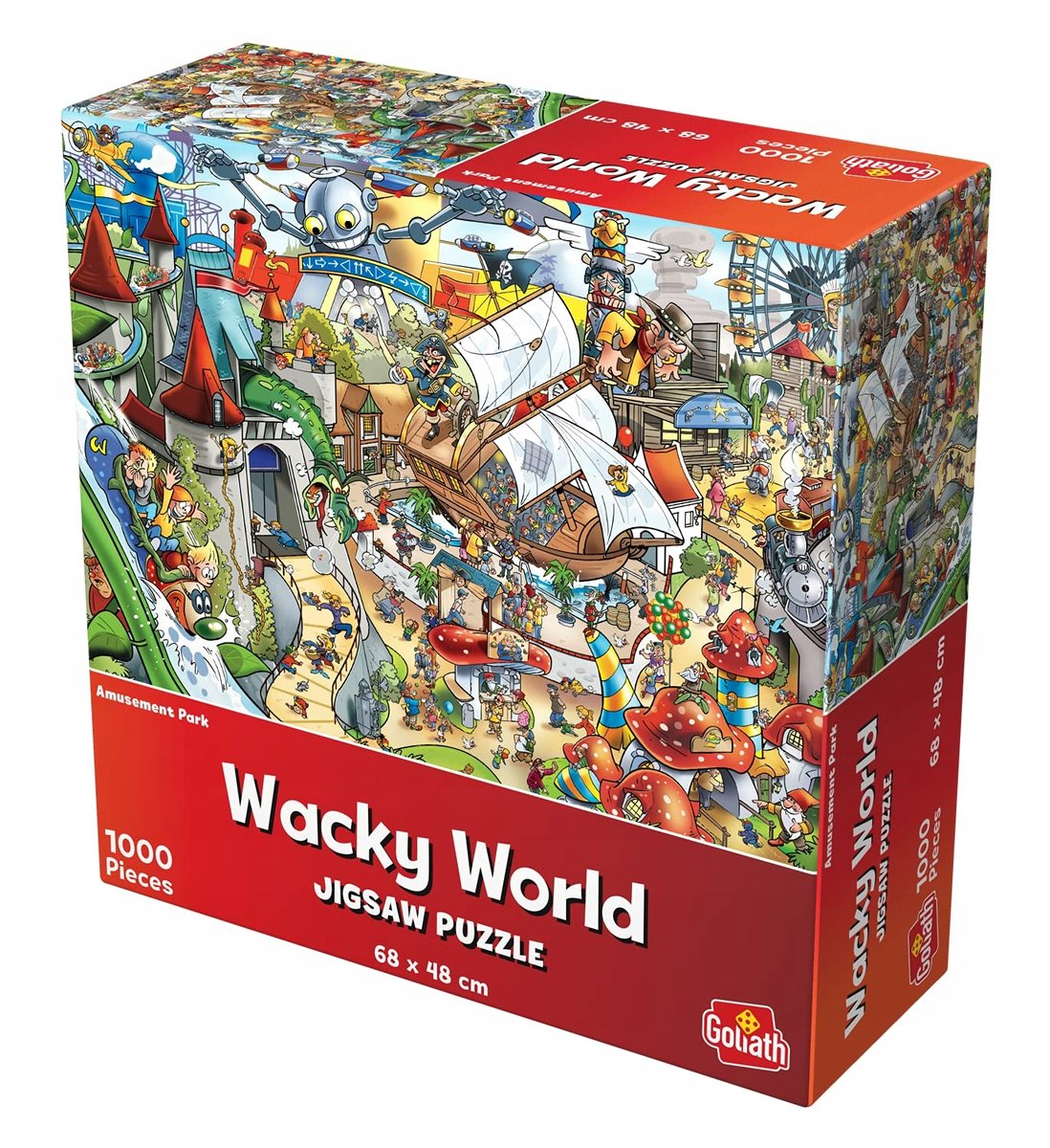 Puzzle Goliath Wacky World Amusement Park 1000 elementów - Goliath ...