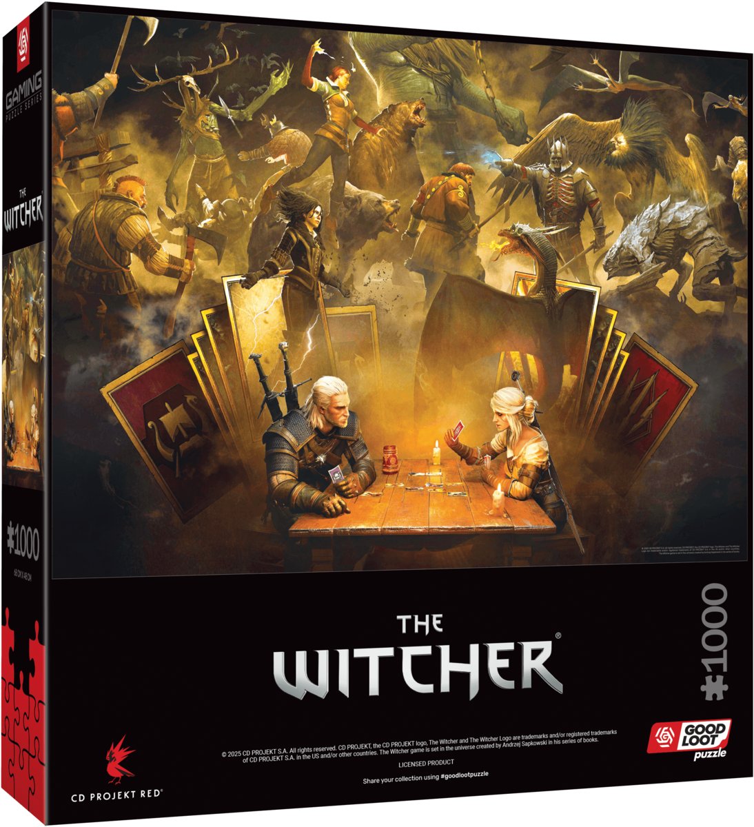 Puzzle, Good Loot, Gaming Puzzle, The Witcher (Wiedźmin): Playing Gwent ...