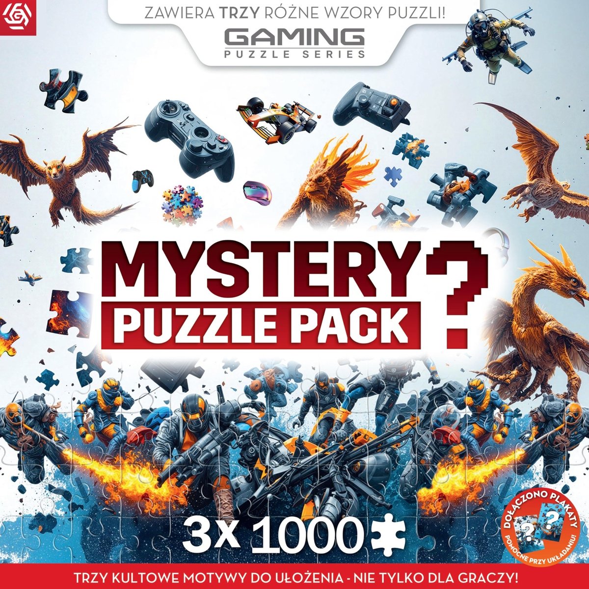 Puzzle, Good Loot, Mystery Gaming Puzzle Pack V1, 3x1000 el. - Good ...