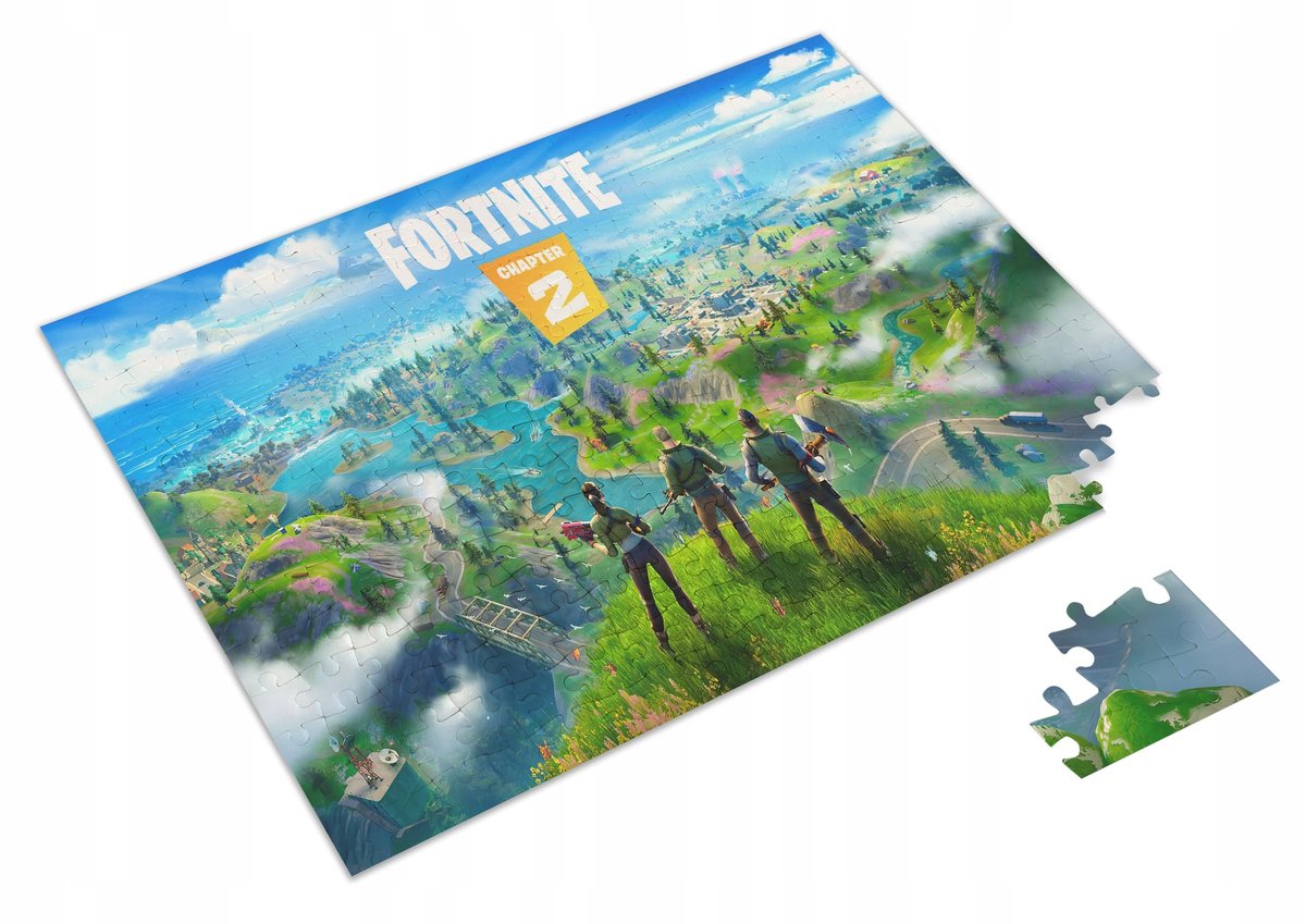 PUZZLE Gra Fortnite + IMIĘ Pudełko 120 el. - Atram | Sklep EMPIK.COM