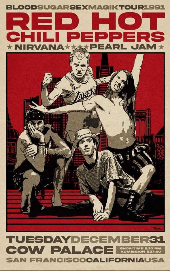 PUZZLE Hard ROCK Red Hot Chili Peppers + IMIĘ Pudełko 120 el. - Atram ...