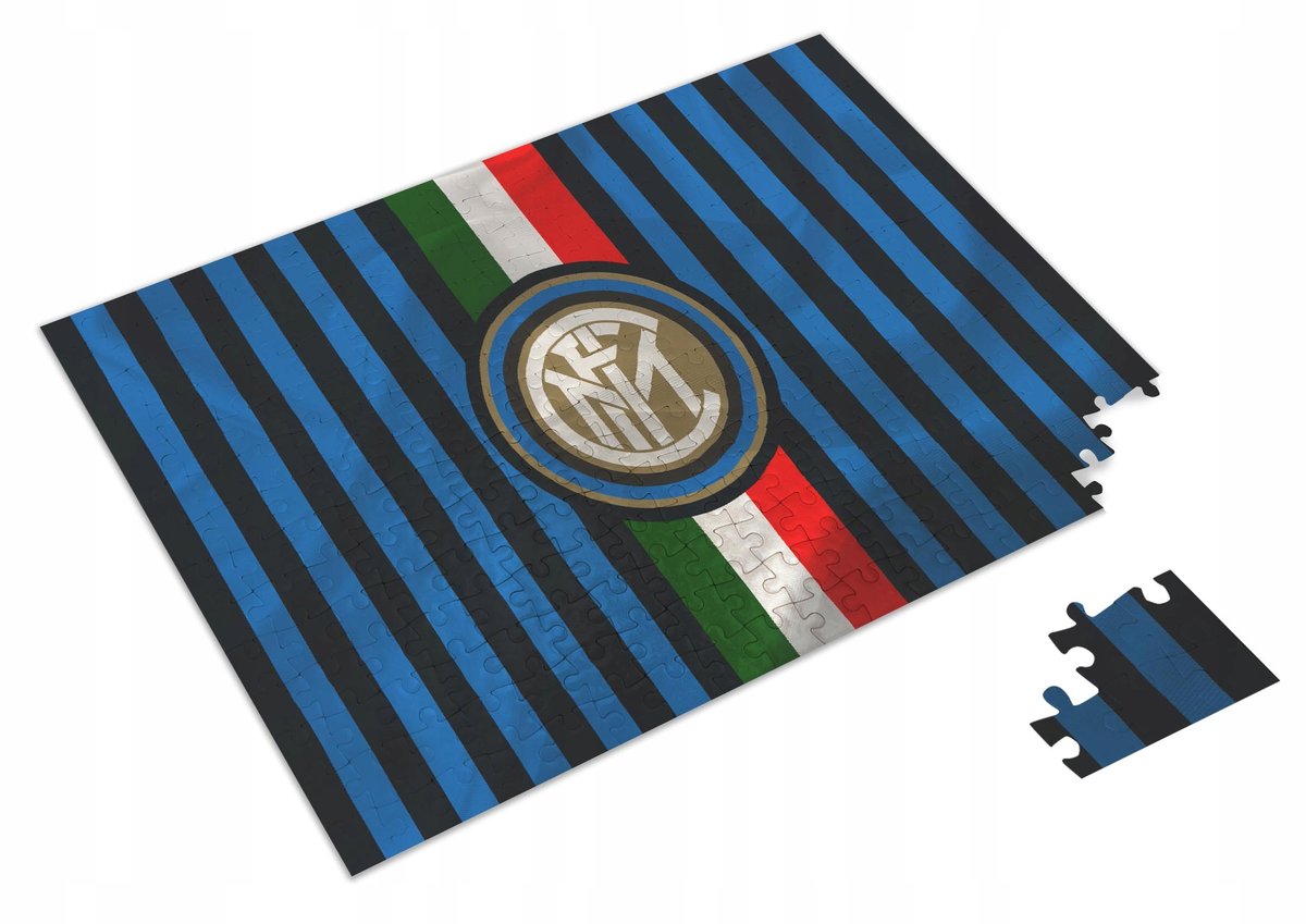 Puzzle inter mediolan Herb Logo + Imię pudełko A3 252 el. - Atram ...