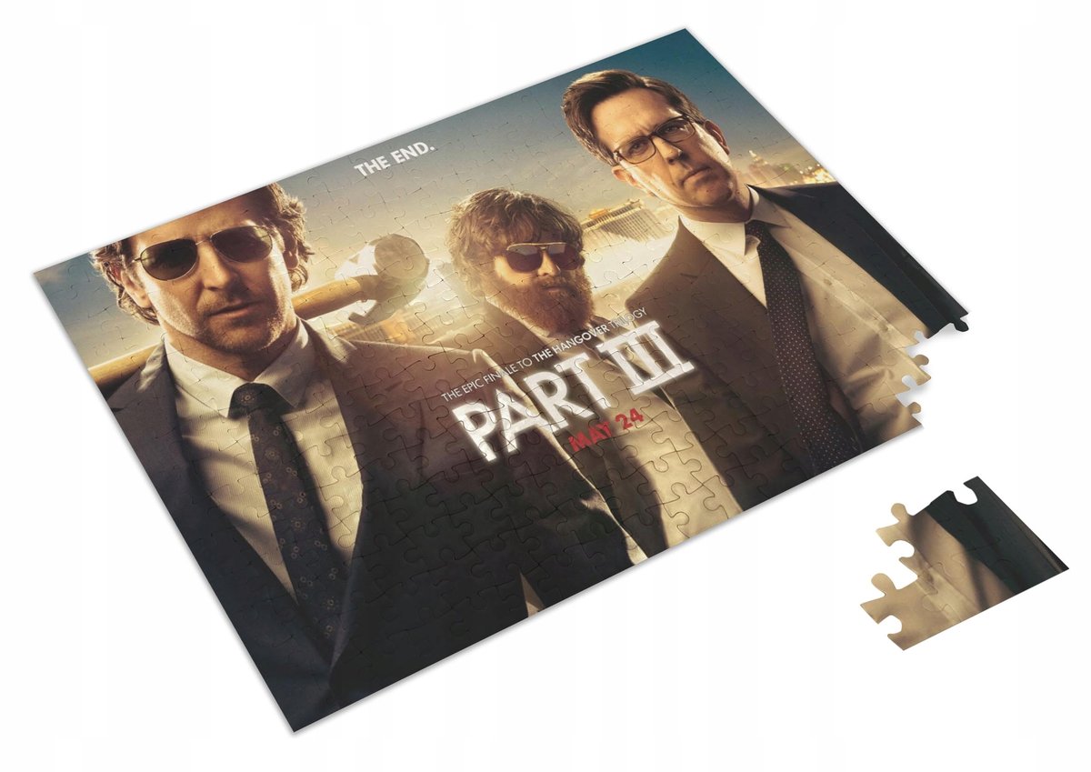 Puzzle Kac Vegas Part 3 Film + Imię pudełko A3 252 el. - Atram | Sklep ...