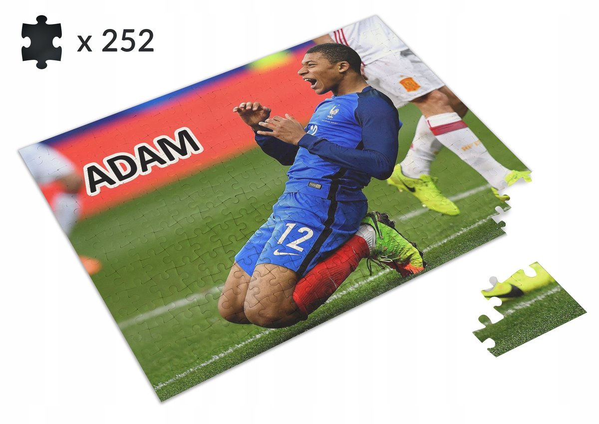PUZZLE KYLIAN MBAPPE MAMBEPPE PSG PIŁKA NOŻNA 252 - Atram | Sklep EMPIK.COM
