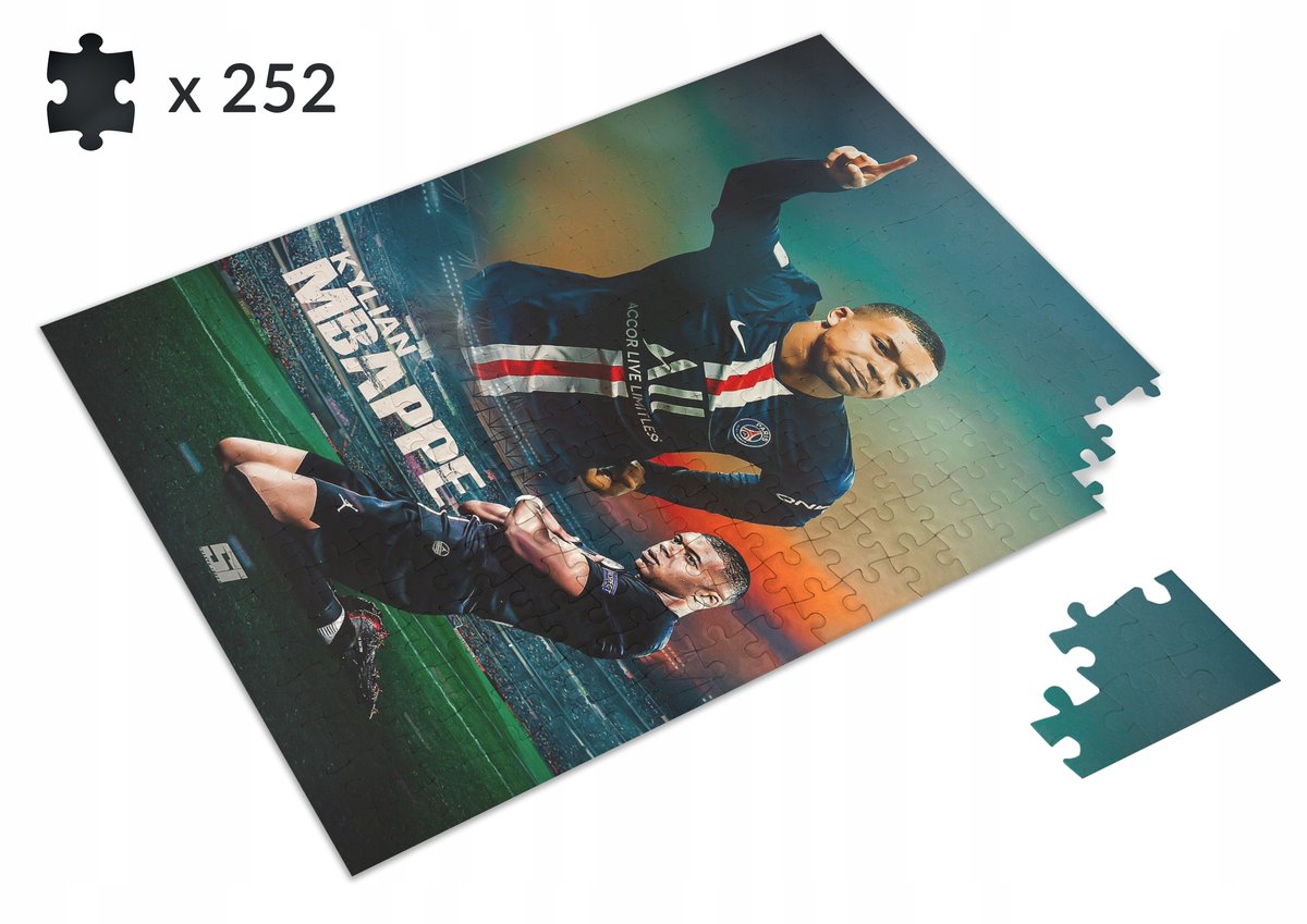 PUZZLE KYLIAN MBAPPE MAMBEPPE PSG PIŁKA NOŻNA 252 - Atram | Sklep EMPIK.COM