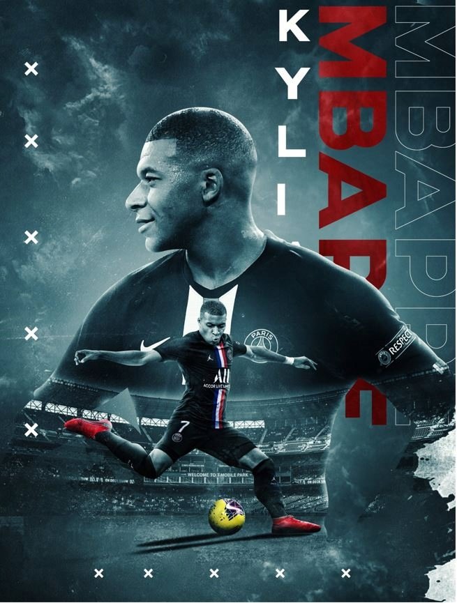 PUZZLE Kylian Mbappe PSG Paris Saint-Germain + IMIĘ Pudełko 120 el ...
