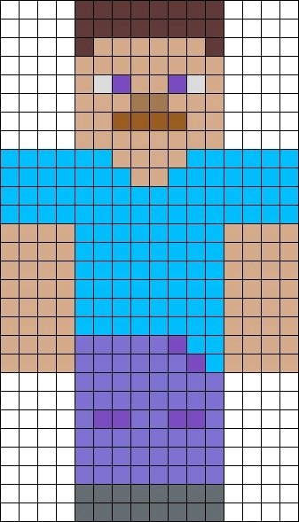 PUZZLE Minecraft STEVE ART Vintage Retro + IMIĘ Pudełko 120 el. - Atram ...