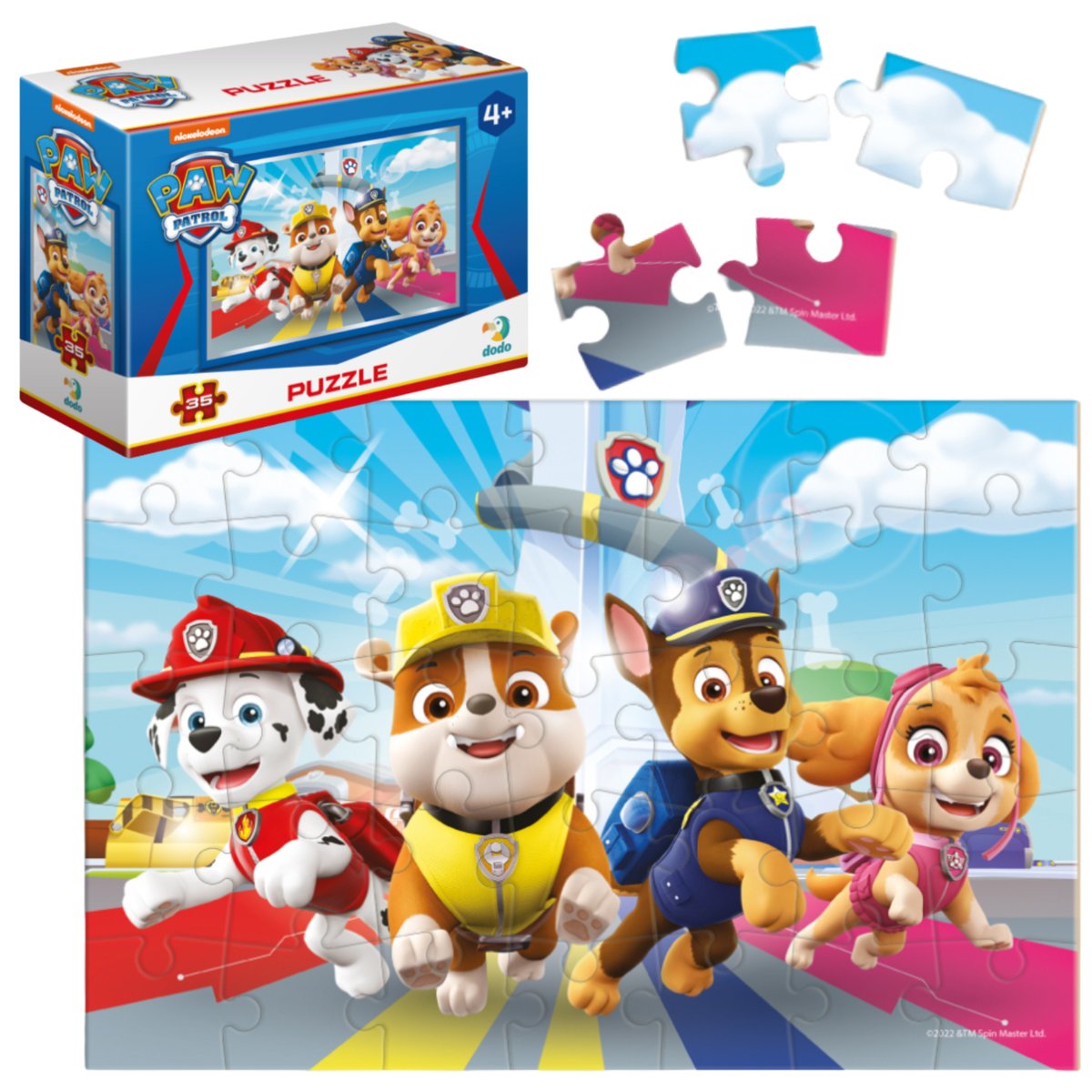 Puzzle Mini "Paw Patrol" 35 Elementów Układanka Dla Dzieci Psi Patrol ...
