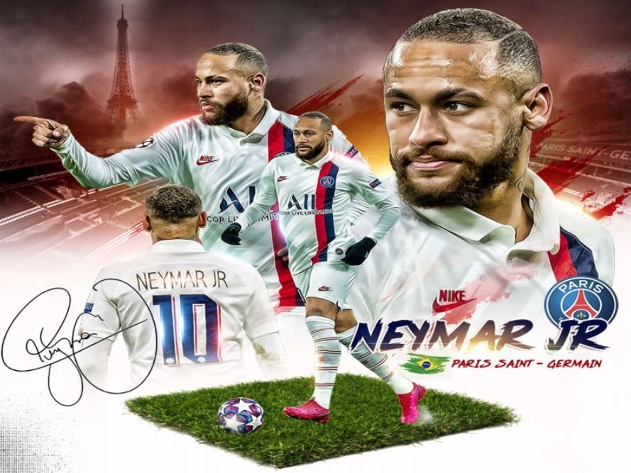 PUZZLE Neymar JR PSG Autograf Podpis + IMIĘ Pudełko 120 el. - Atram | Sklep EMPIK.COM
