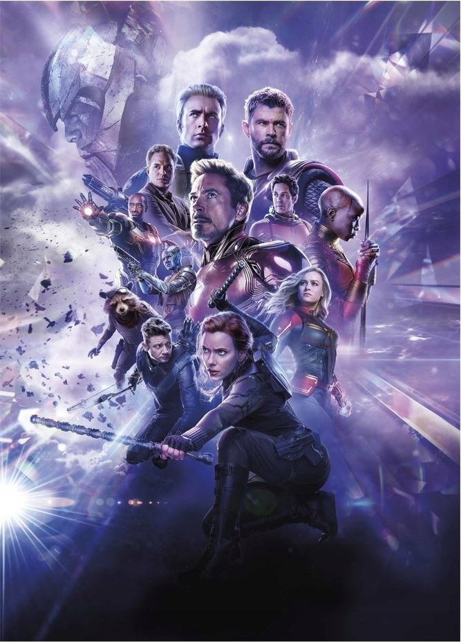PUZZLE Oryginalny Avengers Endgame A3 252 el z Nadrukiem + IMIĘ Pudełko ...