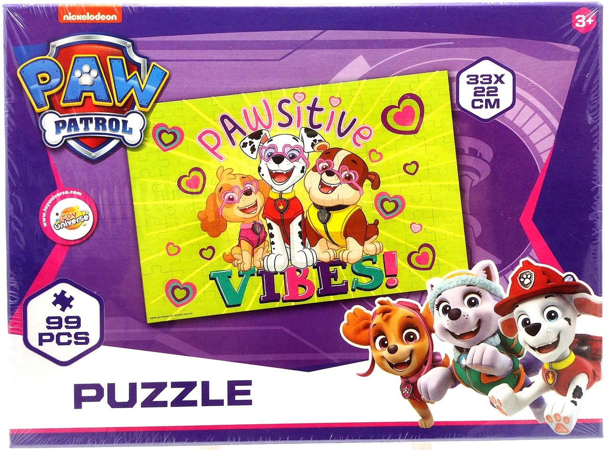 Puzzle Psi Patrol 99 Elementów - W&O | Sklep EMPIK.COM