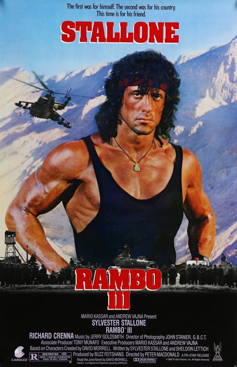 PUZZLE Rambo III 1988 STALLONE Vintage Retro + IMIĘ Pudełko 120 el ...