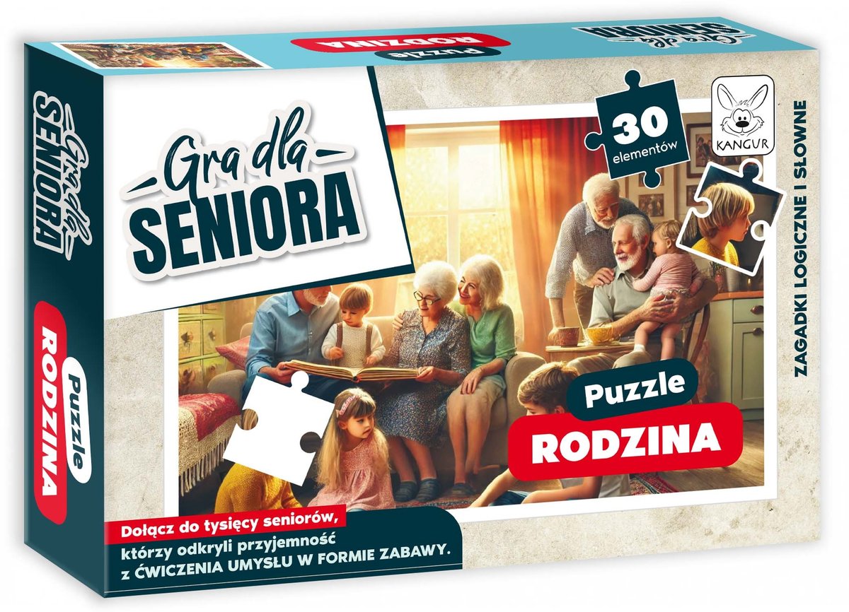 Puzzle Rodzina Gra Dla Seniora - Kangur | Sklep EMPIK.COM