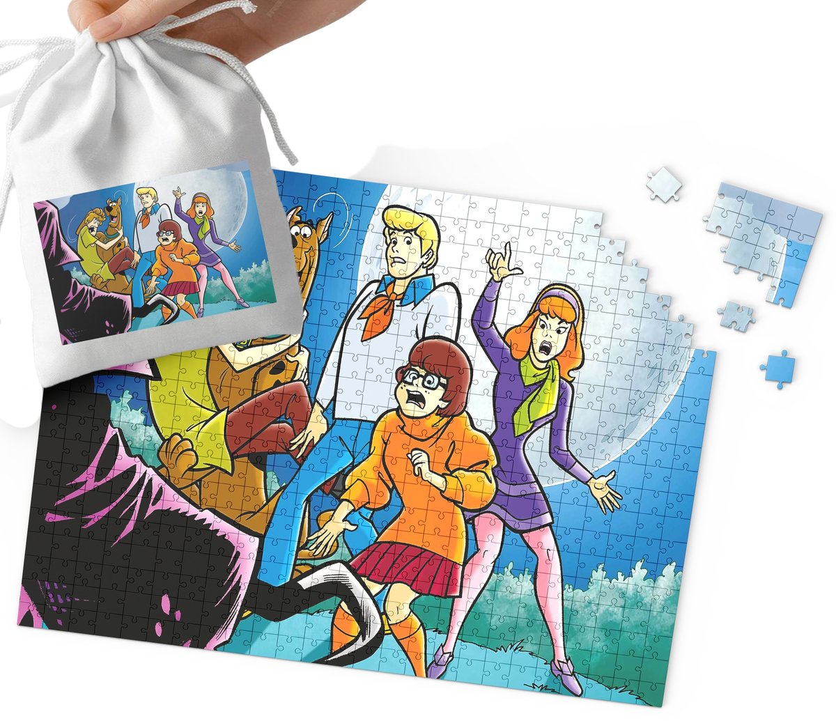 PUZZLE - Scooby Doo WZORY Z BAJEK I GIER PREZENT DLA DZIECI 24el ...
