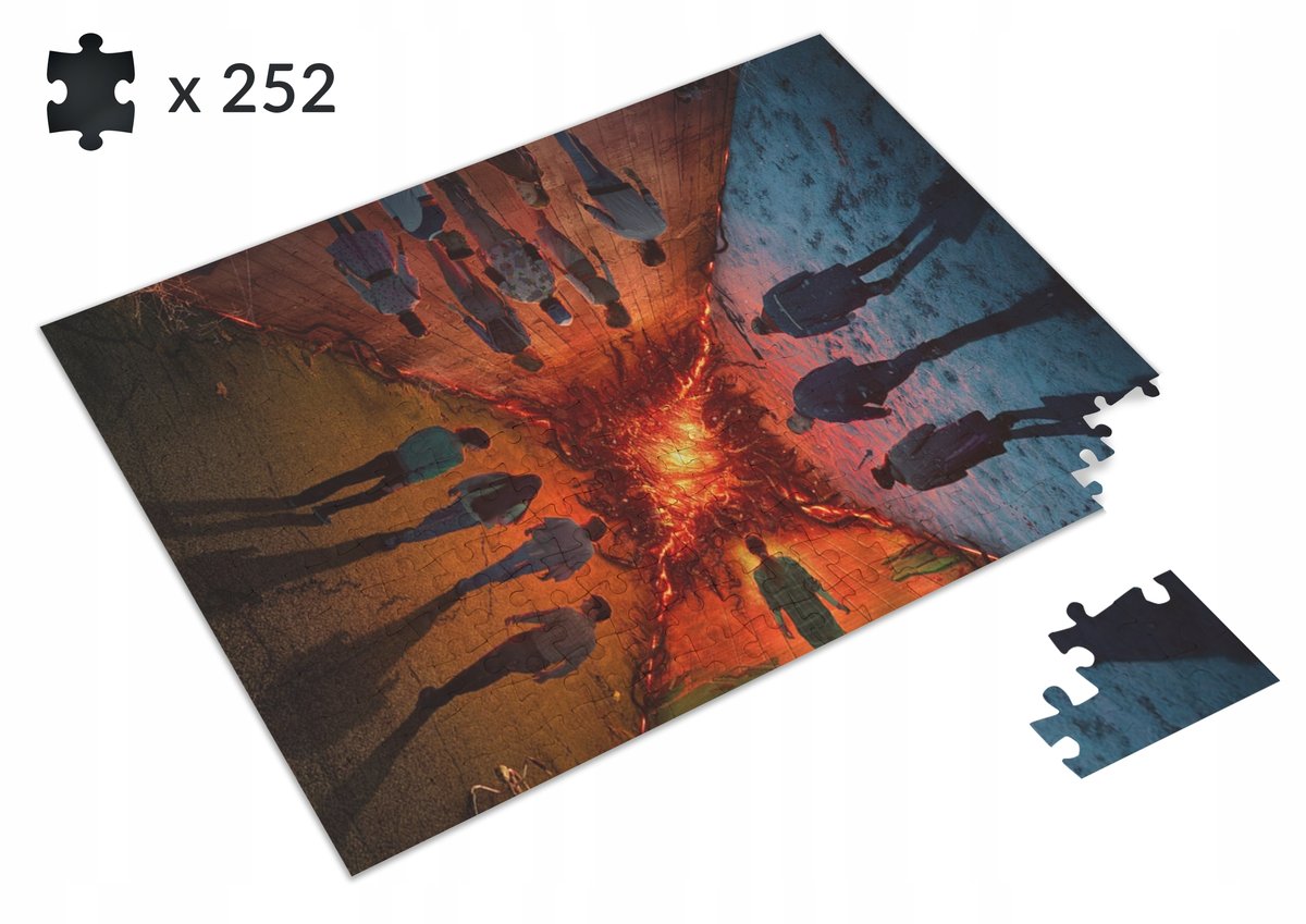 PUZZLE STRANGER THINGS 4 252 EL. SERIAL NETFLIX - Atram | Sklep EMPIK.COM