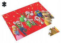PUZZLE SUPER MARIO BROS BAJKA Święta + IMIĘ Pudełko A4 120 el. #3 ...