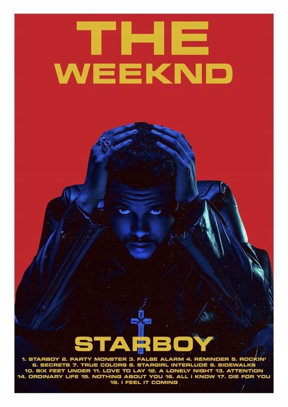 PUZZLE The Weeknd Weekend Wokalista A3 252 el z Nadrukiem + IMIĘ ...