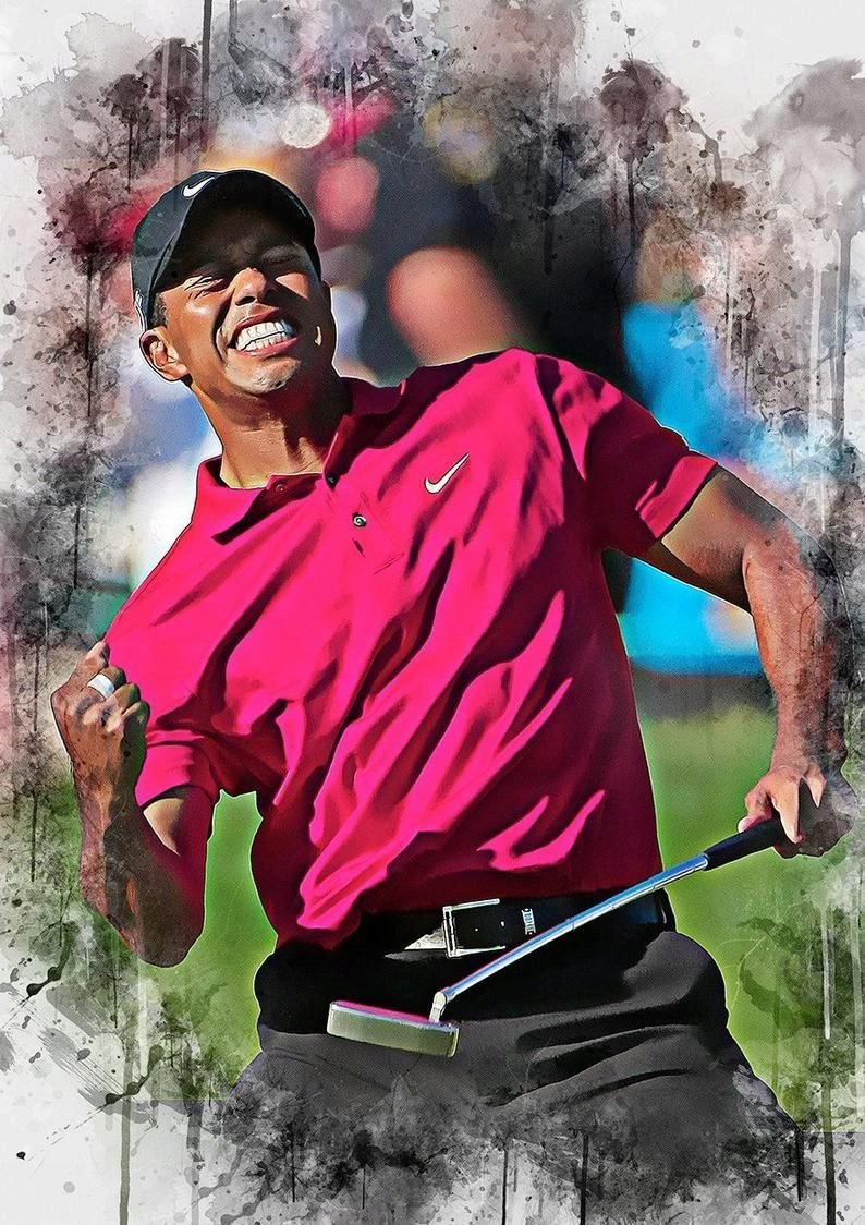 PUZZLE Tiger Woods GOLF + IMIĘ Pudełko 120 el. - Atram | Sklep EMPIK.COM