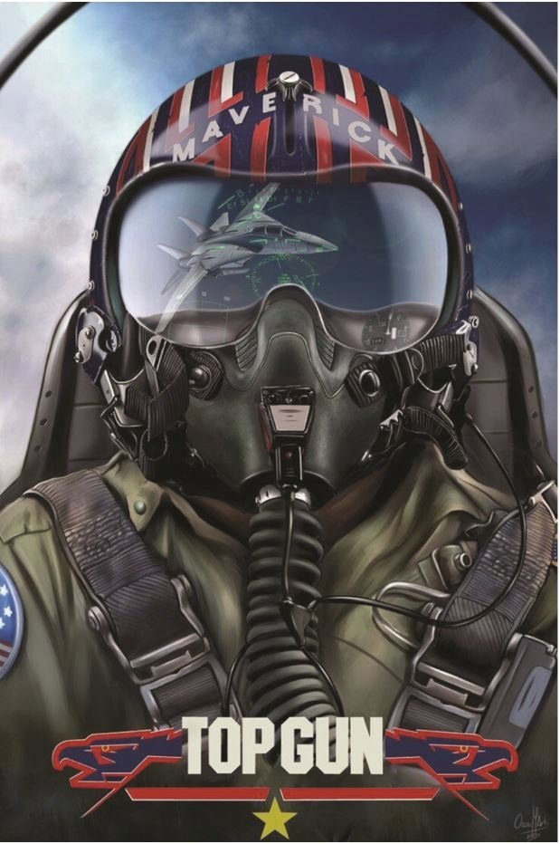 PUZZLE TOP GUN Maverick Tom Cruise A3 252 el z Nadrukiem + IMIĘ Pudełko ...