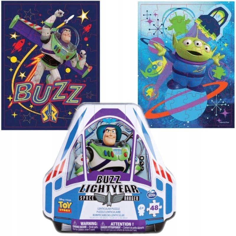 PUZZLE TOY STORY 48 EL. NIESPODZIANKA BUZZ KOSMITA DLA DZIECI 4+ LAT ...