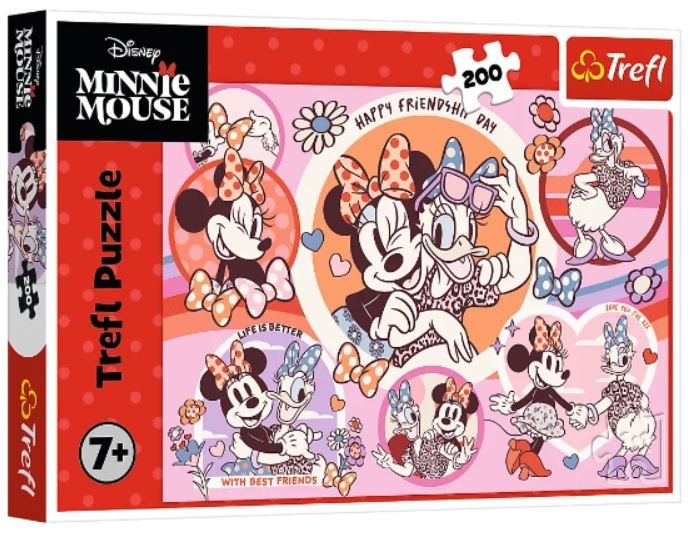 Puzzle, Trefl, Zwyczaje Myszki Minnie, 200 el. - Trefl | Sklep EMPIK.COM