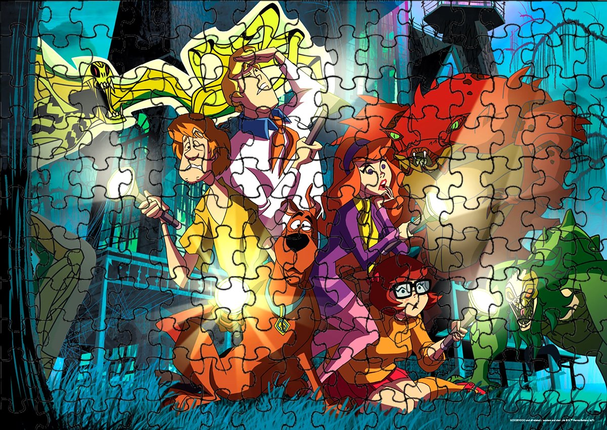 Puzzle Układanka 120 el : Scooby Doo + Woreczek Z Nadrukiem - bez marki ...