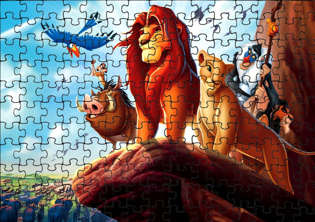 Puzzle Układanka 192 el :Król Lew Timon Pumb + Woreczek Z Nadrukiem ...