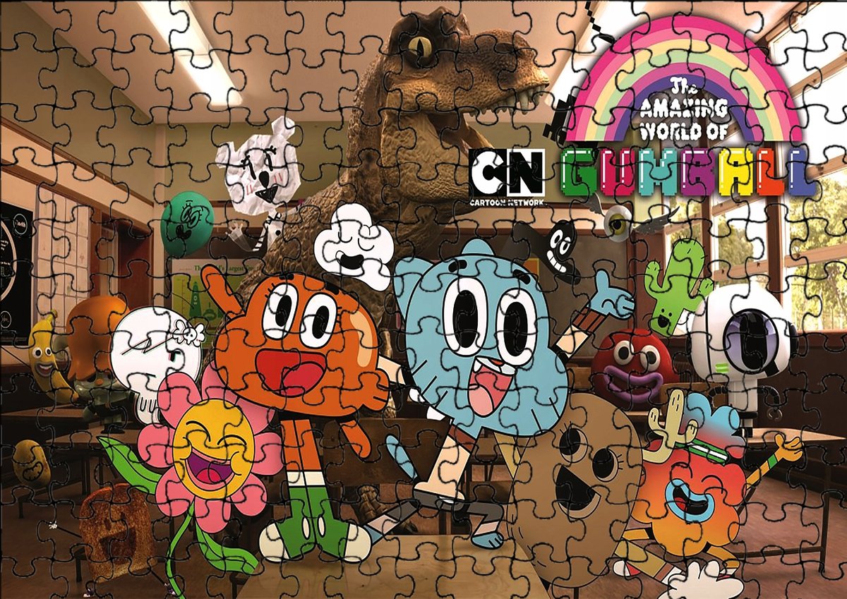 Puzzle Układanka 24 el : Gumball Darwin + Woreczek Z Nadrukiem - bez ...