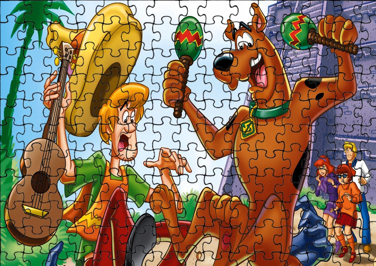 Puzzle Układanka 24 el : Scooby Doo + Woreczek Z Nadrukiem - bez marki ...