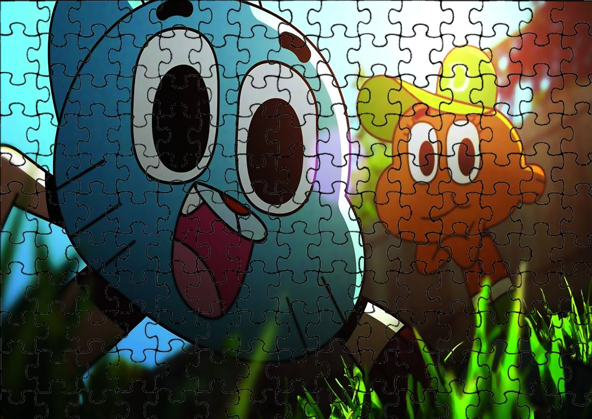 Puzzle Układanka 35 el : Gumball Darwin + Woreczek Z Nadrukiem - bez ...