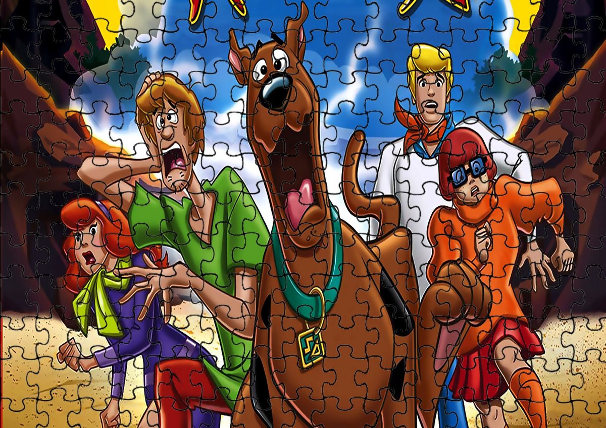 Puzzle Układanka 35 el : Scooby Doo + Woreczek Z Nadrukiem - Inna marka ...