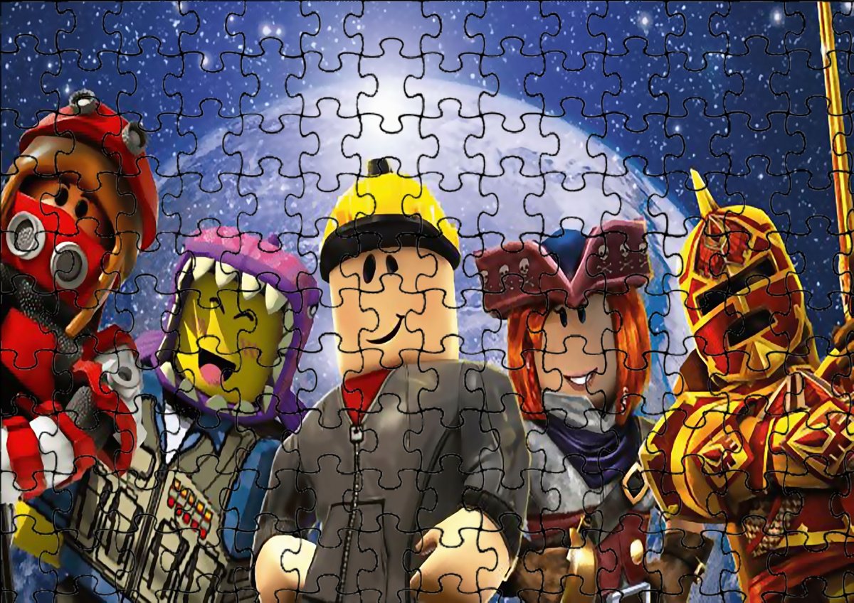 Puzzle układanka 35el : ROBLOX +PUDEŁKO - bez marki | Sklep EMPIK.COM