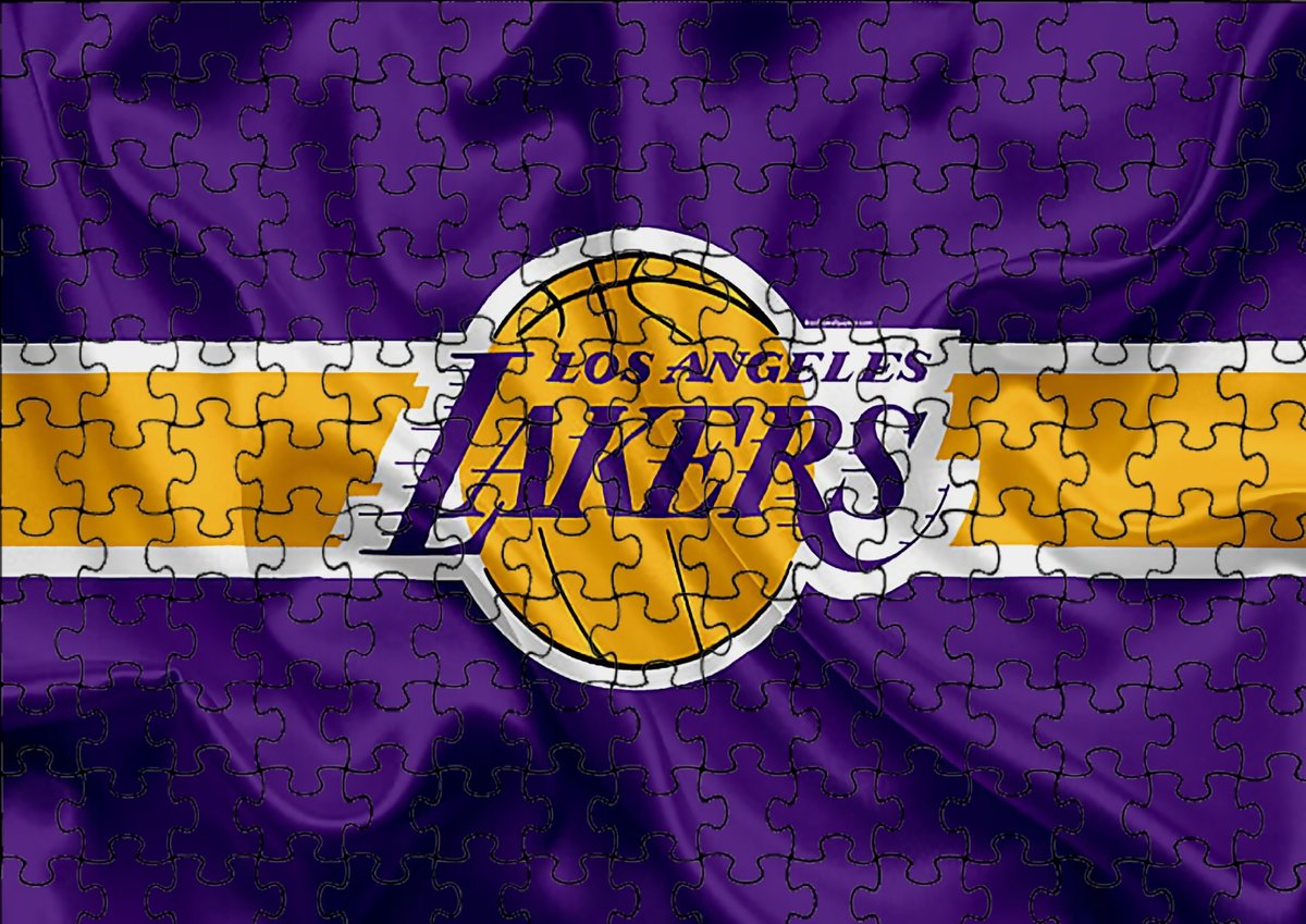 Puzzle Układanka 70 el : Nba Lakers + Woreczek Z Nadrukiem - bez marki ...