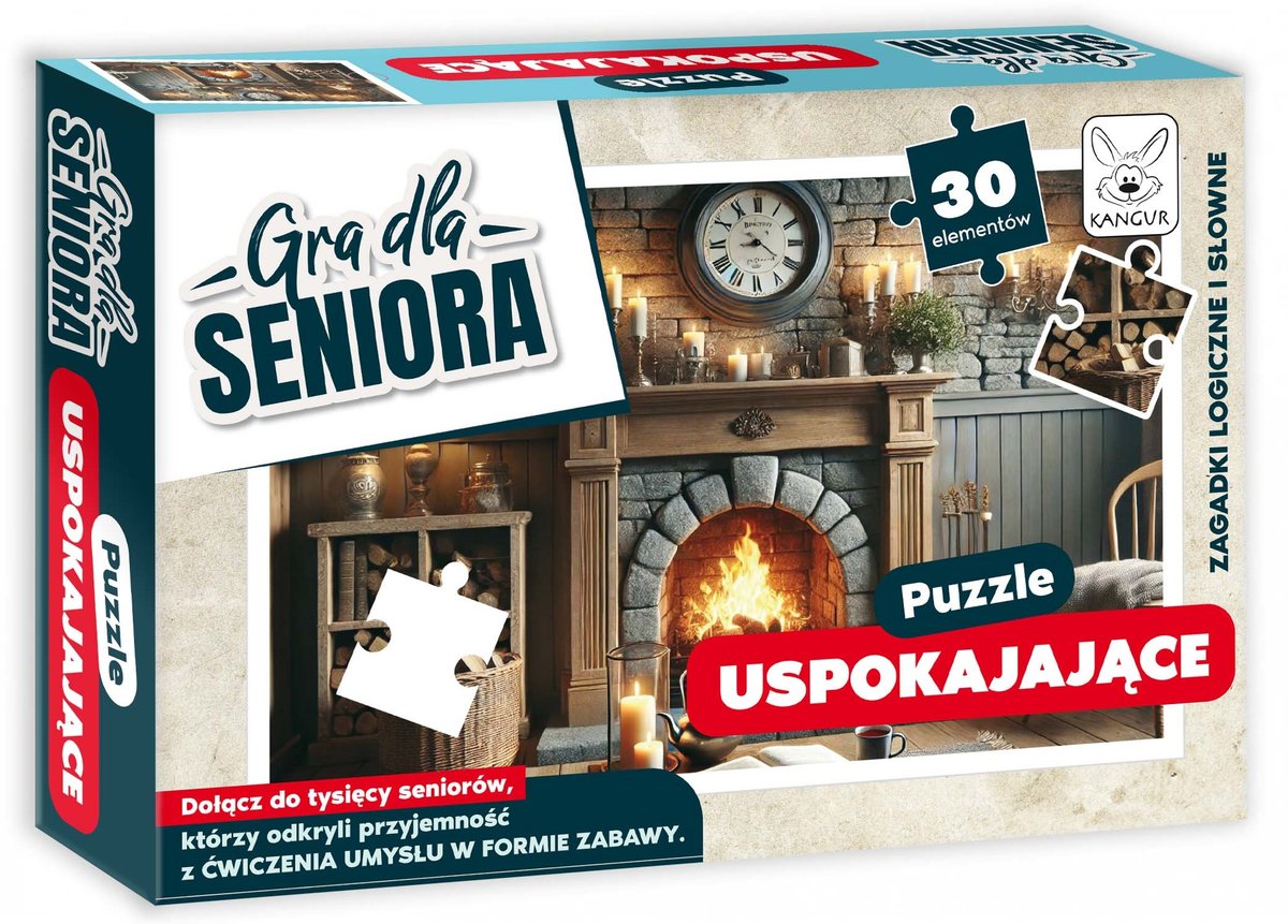 Puzzle Uspokajające Gra Dla Seniora - Kangur | Sklep EMPIK.COM