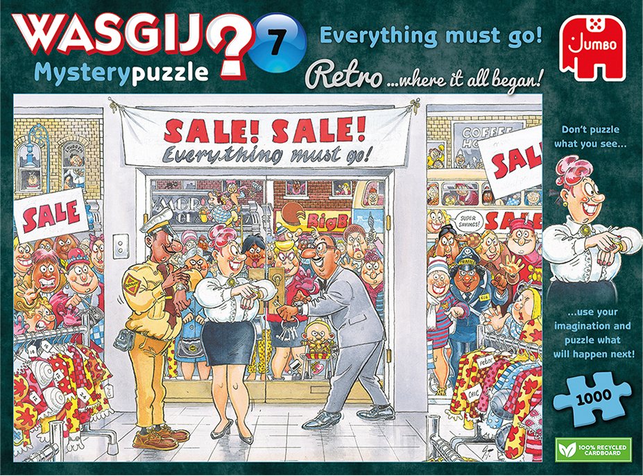 Puzzle Wasgij Retro Mystery 7 Everything must go! Wyprzedaż 1000 el ...