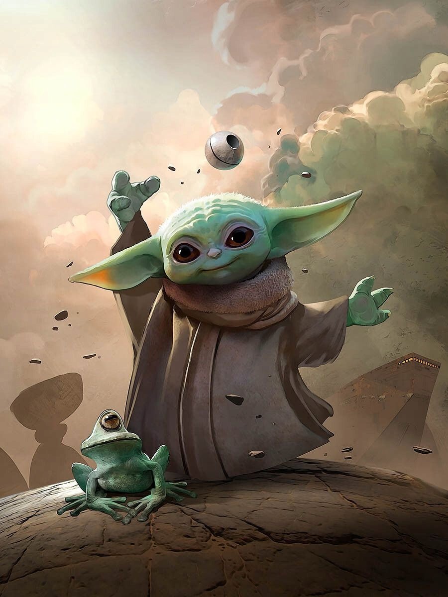 PUZZLE Yoda Star Wars Baby Yoda A3 252 el z Nadrukiem + IMIĘ Pudełko ...