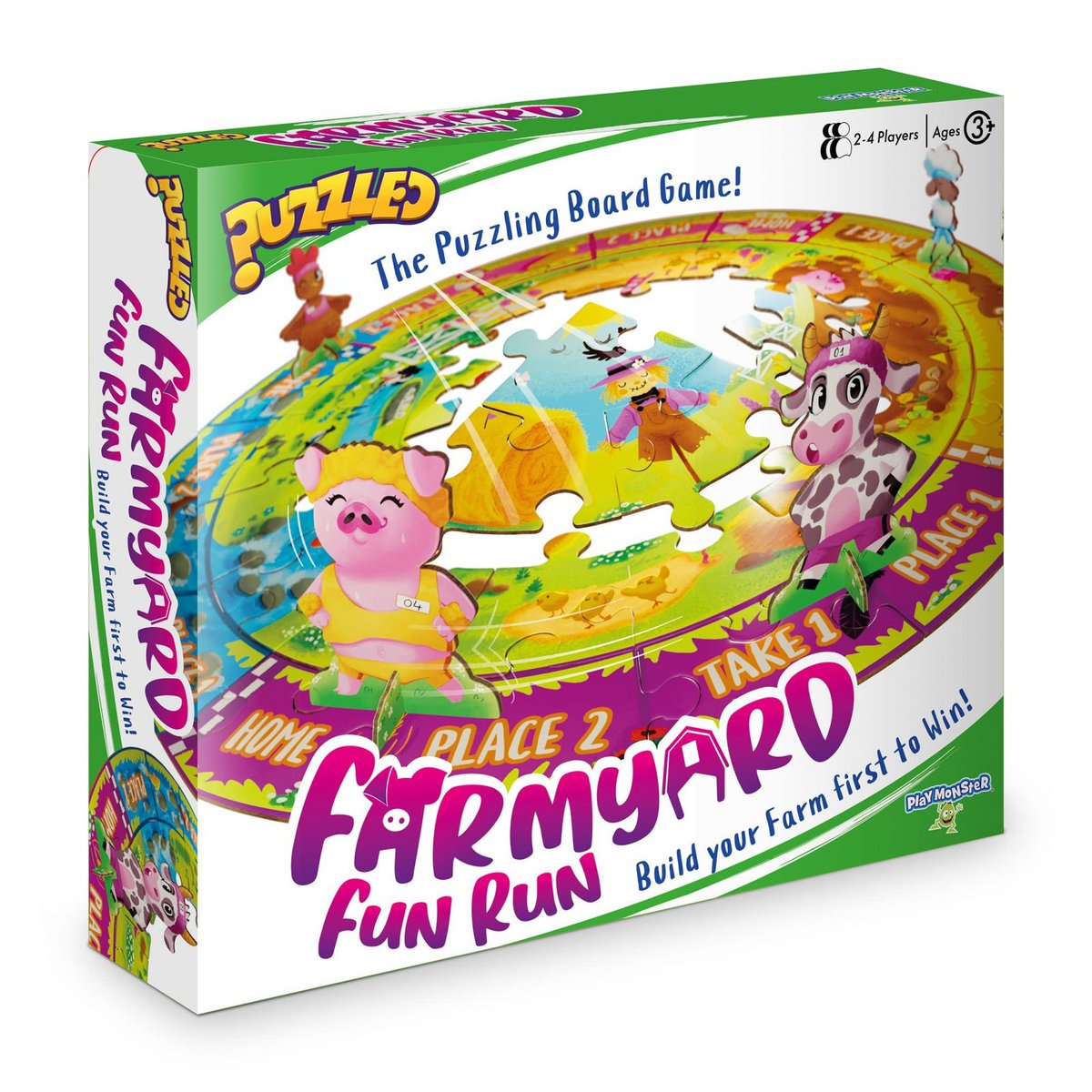 Puzzled - Farm Fun Run - Inna marka | Sklep EMPIK.COM